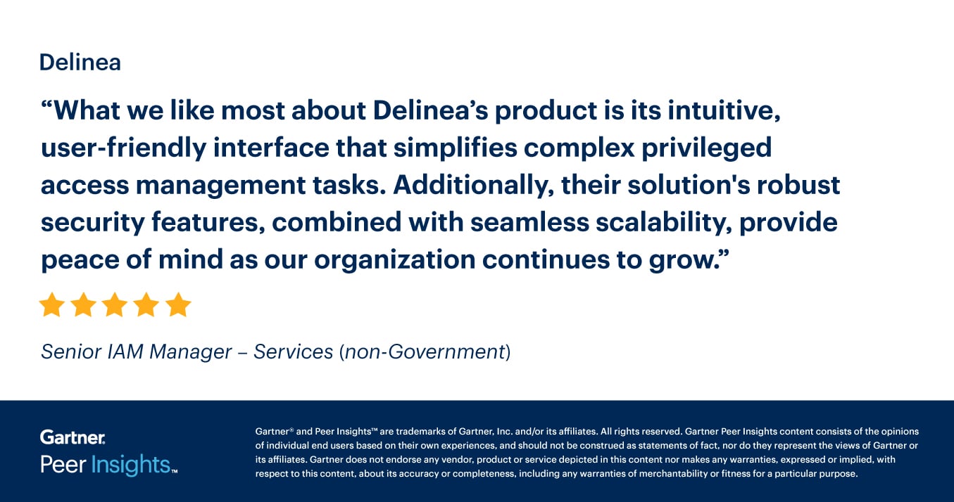 Delinea: A PAM Leader in 2025 Gartner® Magic Quadrant™