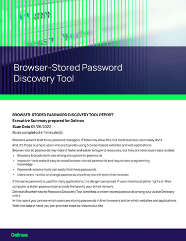 Browser-stored Password Discovery Tool | Find Risky Passwords