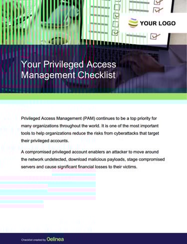 Privileged Access Management Checklist | Customizable