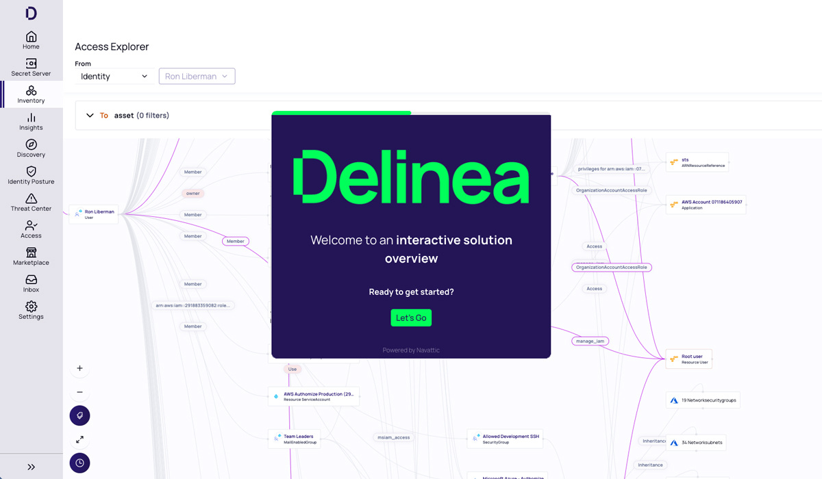 Delinea ITDR Interactive Demo | Real UI Experience