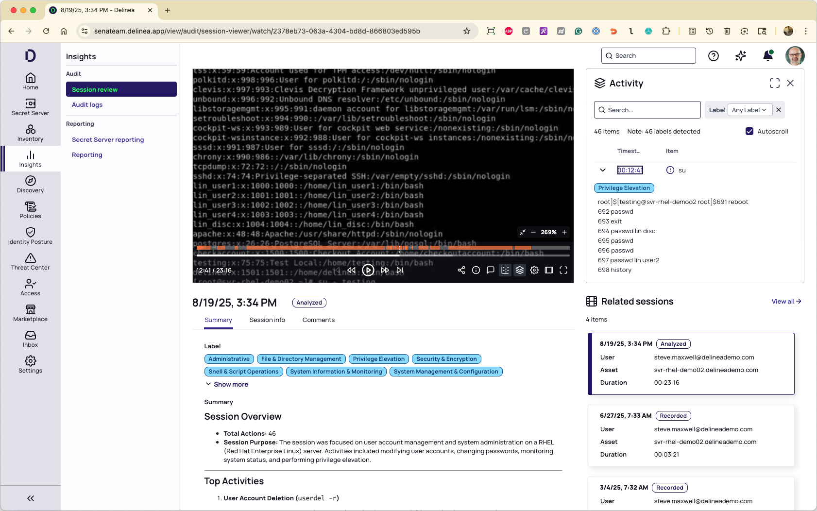 Delinea Platform Upgrade