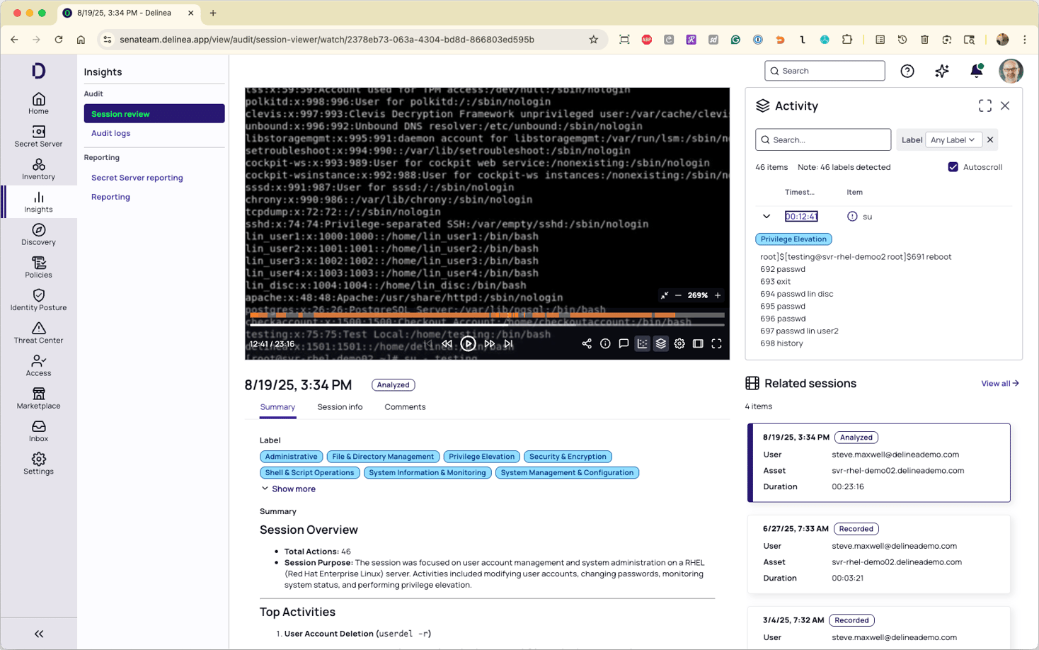 Delinea Platform Upgrade