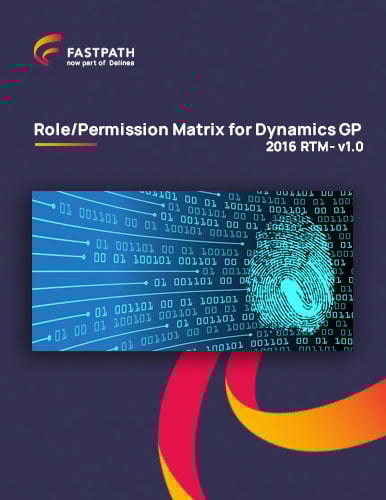 Microsoft Dynamics GP Security Matrix