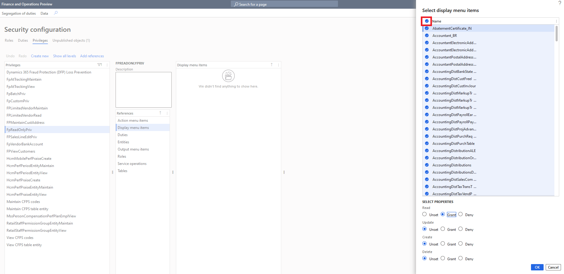 How to Create a View Only Role In D365FO